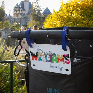 Personalized Stroller Sign, Amusement Park Sign, Quick Ship, Stroller ...