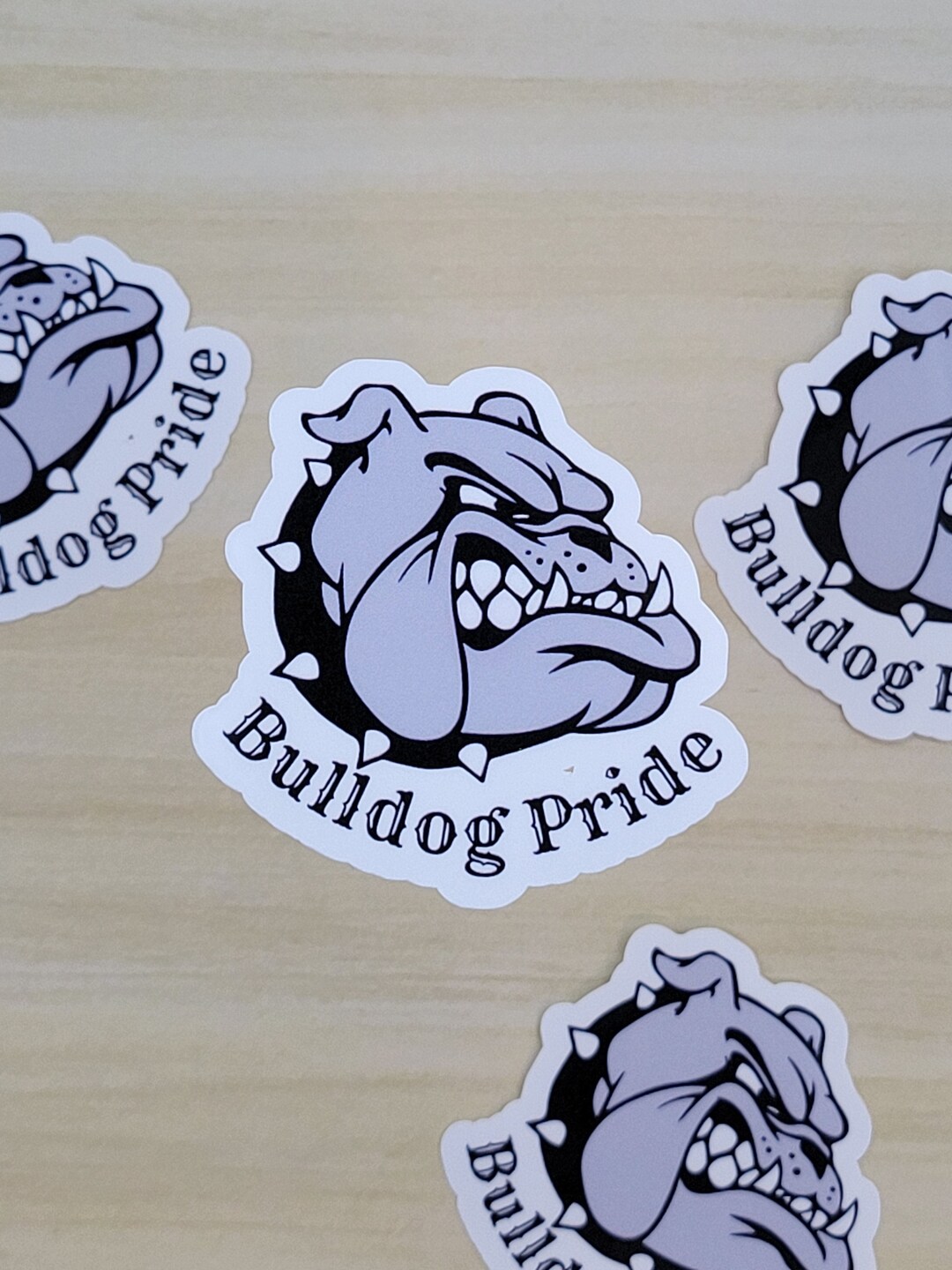 Bulldog Pride Sticker, School Mascot - Etsy