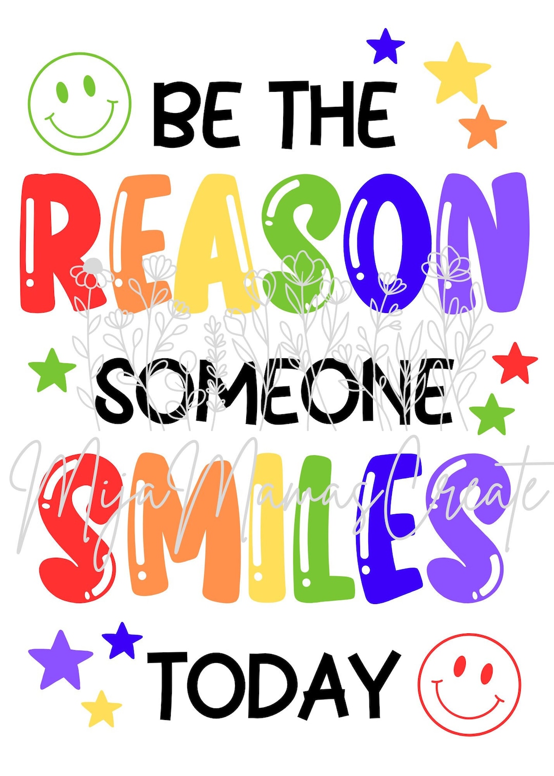 Be the Reason Someone Smiles Today, Printable Download - Etsy