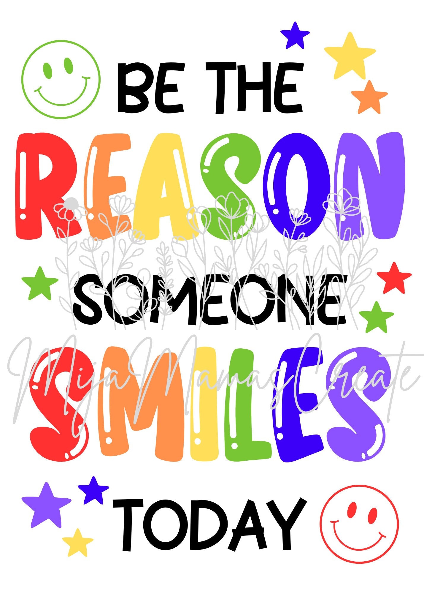 Be the Reason Someone Smiles Today, Printable Download - Etsy