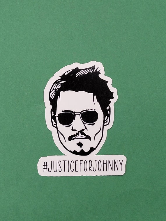 Justice for Johnny Johnny Depp Sticker | Etsy
