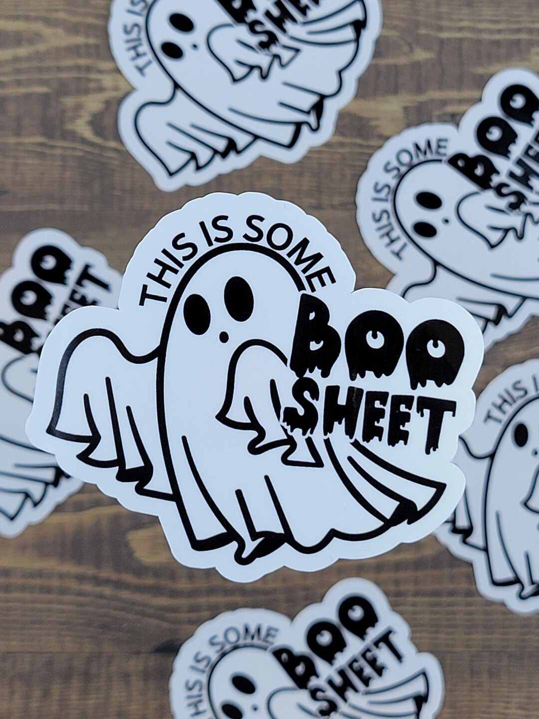 This is Some Boo Sheet, Ghost, Sticker - Etsy