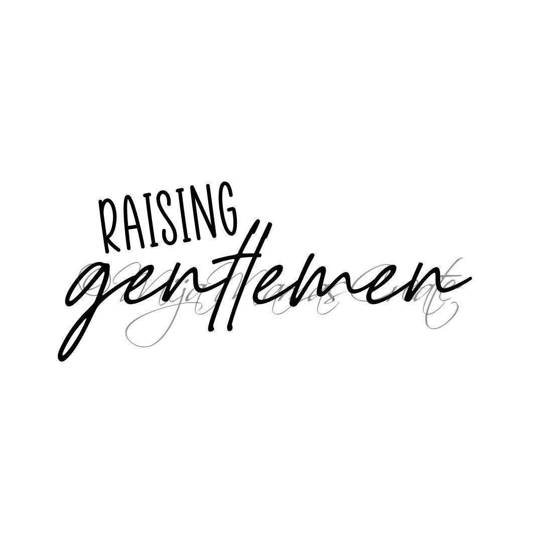 Raising Gentlemen SVG - Etsy