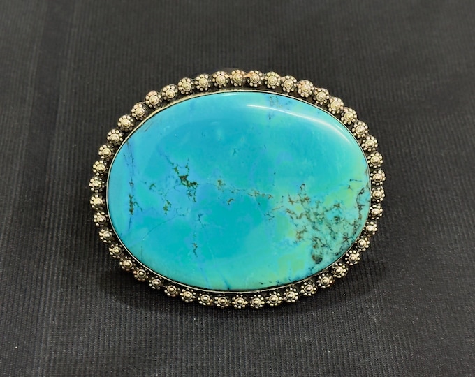 Vintage 80s Dukes of Hazzard "coy Duke" Remake Faux Turquoise Nickel ...