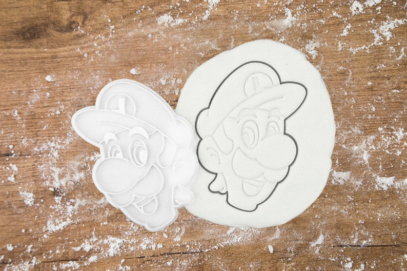 Mario Cookie Cutter Mario Bros Svg Cookies Clay Cutter and - Etsy