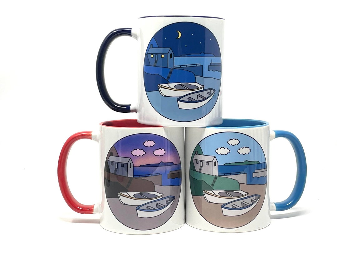 Cornwall Mug, Mullion Cove , Helston, Lizard , Cornwall Mug. Great ...