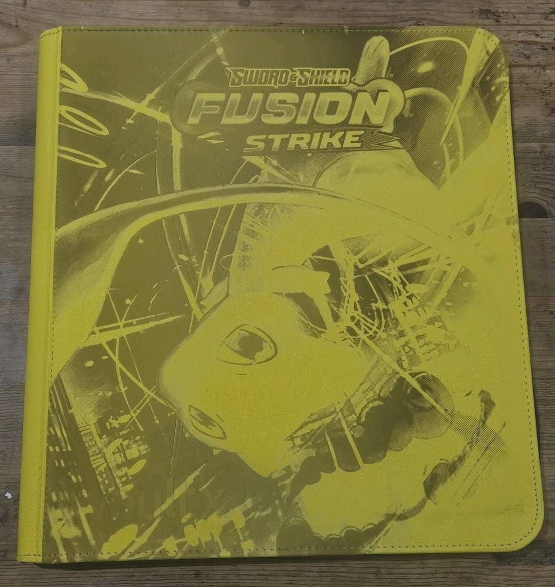 Pokemon Fusion Strike- Swords and Shield Pokemon Binder – 12 Pocket X ...
