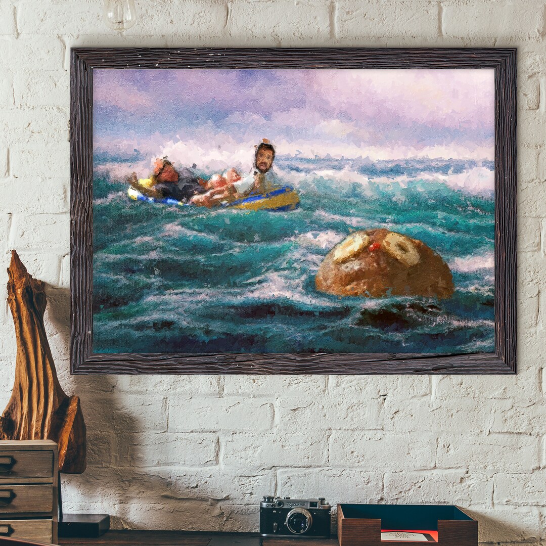 Rum Ham, Always Sunny, Oil Painting Impression - Art Print - Etsy UK