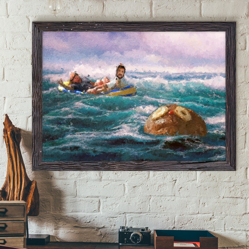 Rum Ham, Always Sunny, Oil Painting Impression - Art Print - Etsy