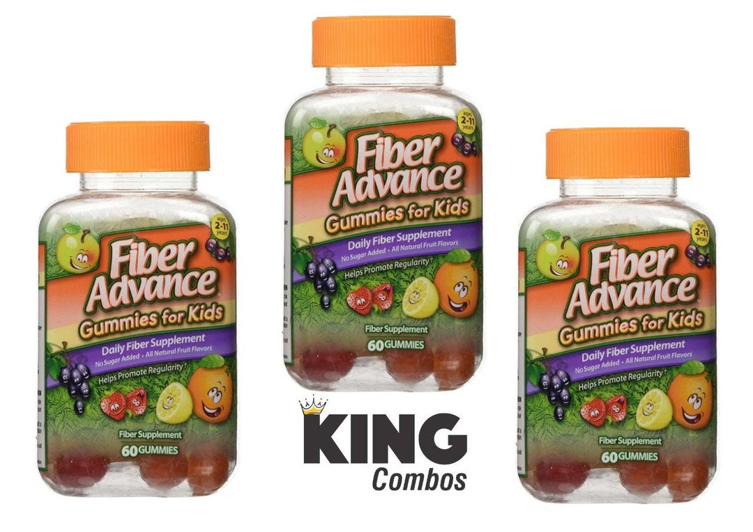 Fiber Advance Kids Weight Management Support Gummies 100% Plant Based ...