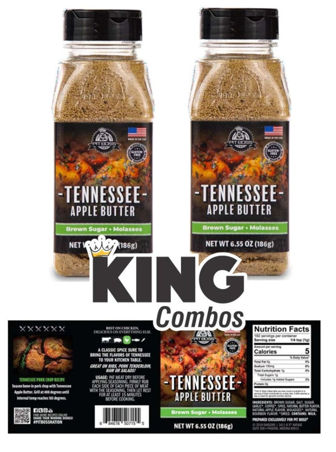 Pit Boss Grill Seasoning & Rub Tennessee Rub 5.0 0z Pack of 2 - Etsy ...