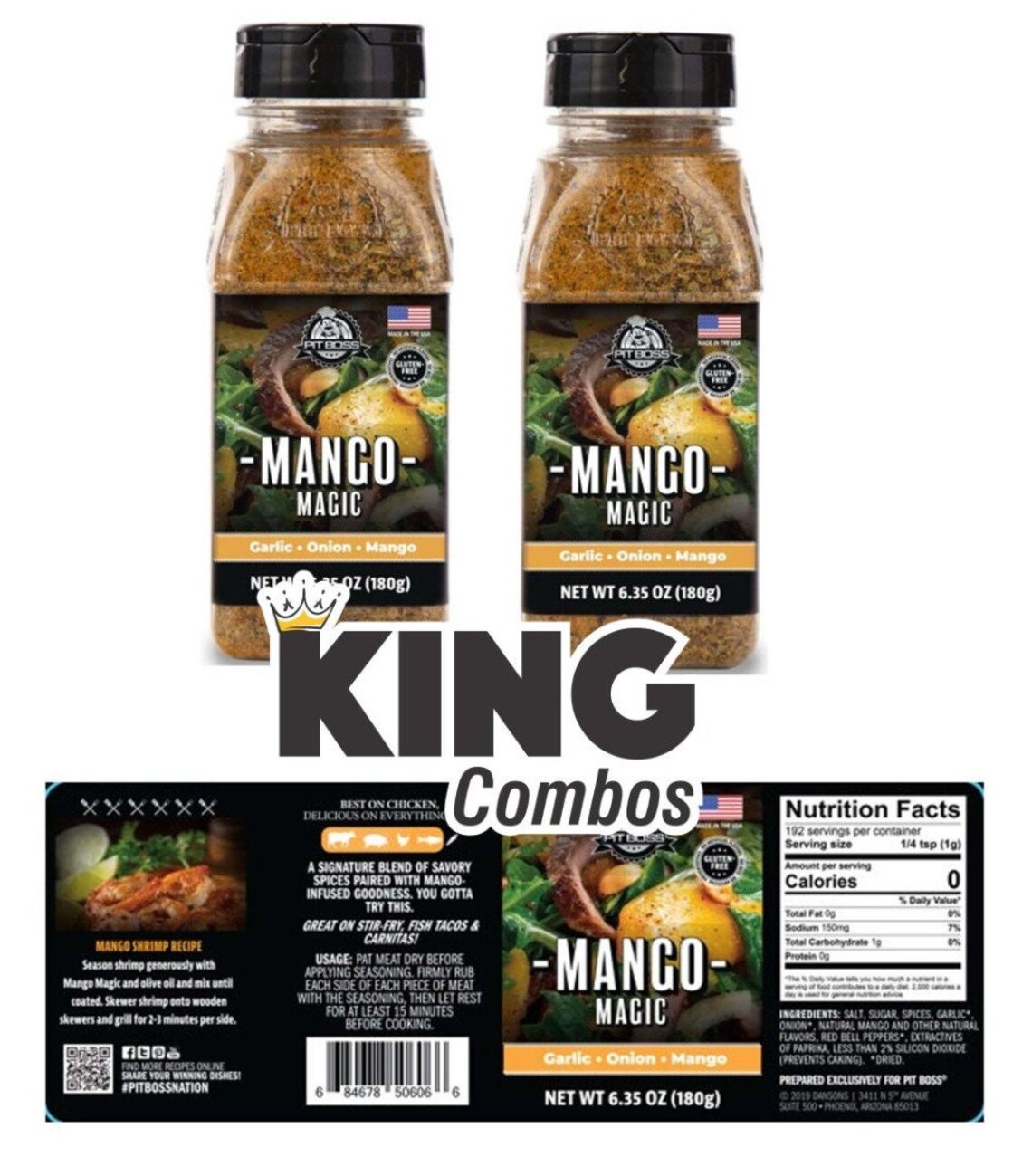 Pit Boss Grill Seasoning & Rub Mango Magic Rub 5.0 0z Pack of 2 - Etsy UK