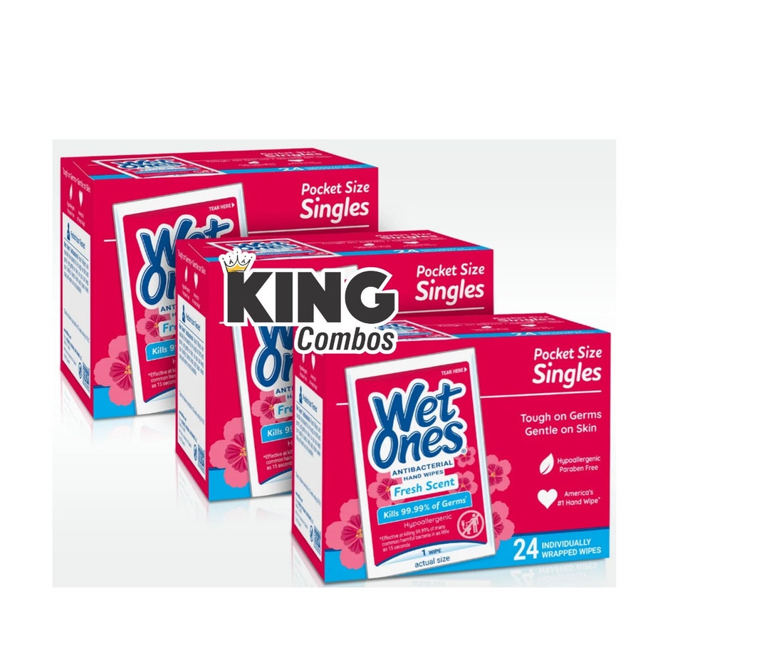 Wet Ones on To-go Packing 72 Wipes - Etsy