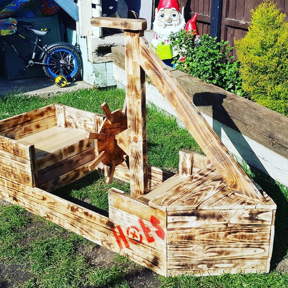 Childrens Wooden Garden Pirate Ship - Etsy