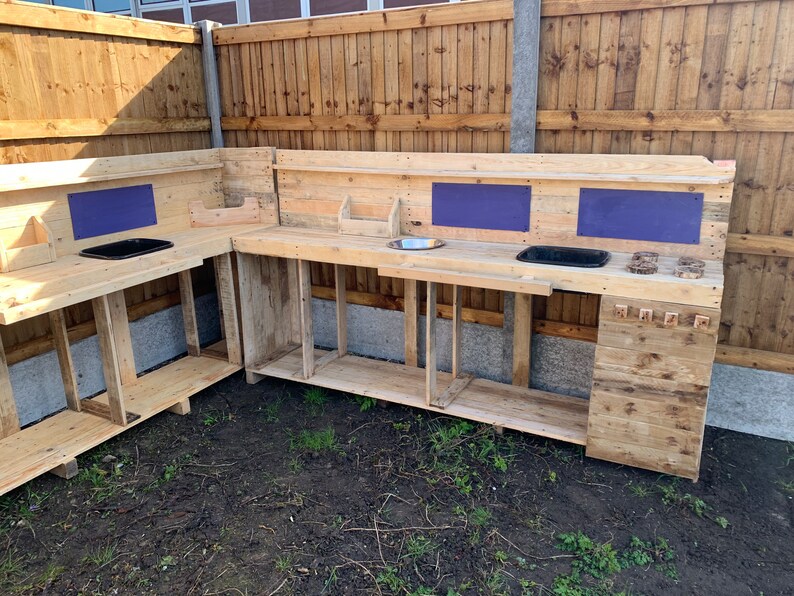 SALE Now on - L-shaped Extra Large Double Mud Kitchen - Etsy UK