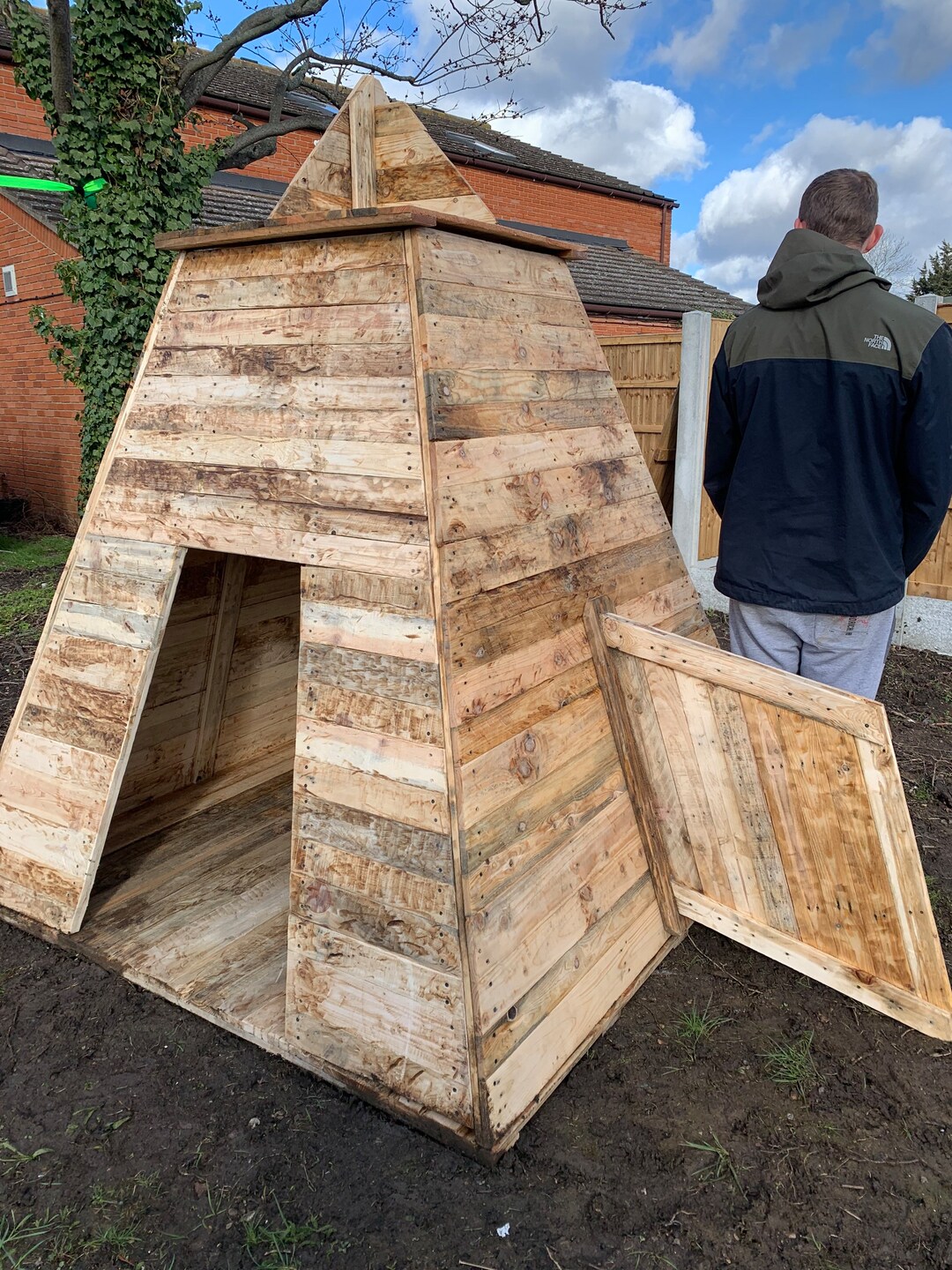 Giant Wooden Teepee Rocket - Etsy