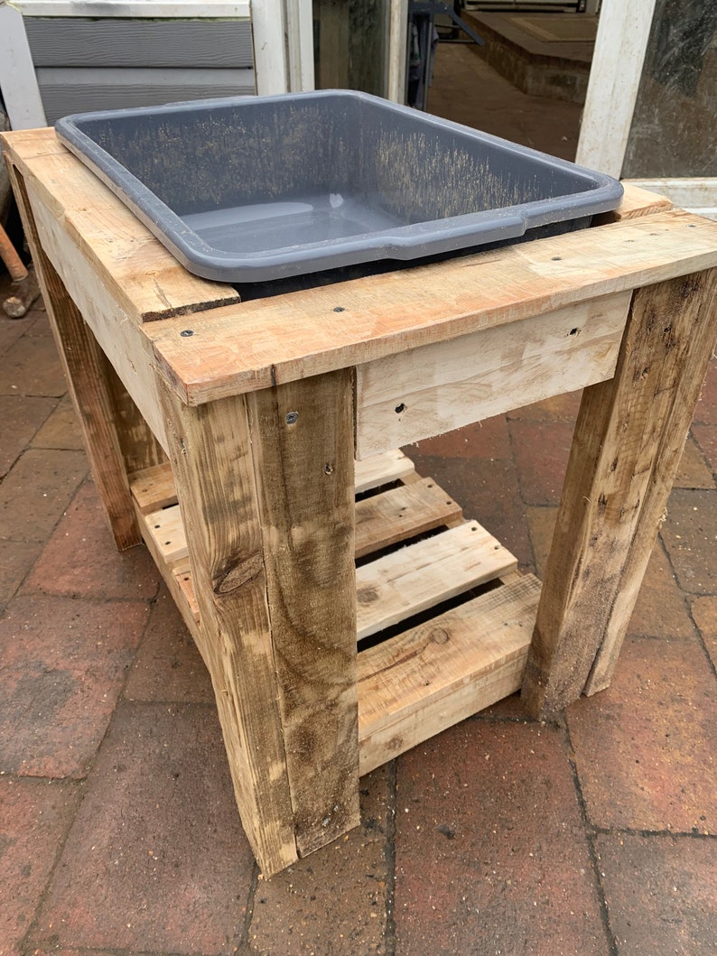 Sensory Wooden Water Table Outdoor Garden - Etsy