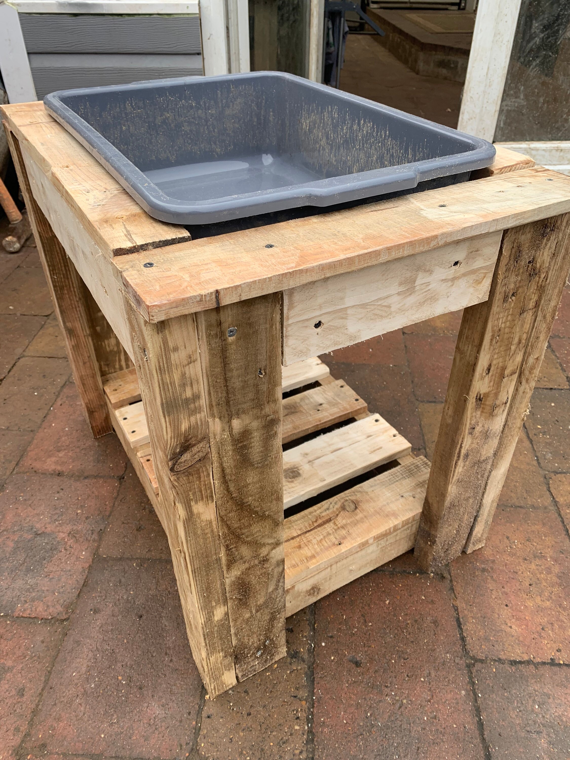 Sensory Wooden Water Table Outdoor Garden - Etsy