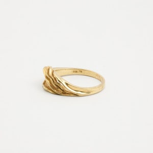 Ring in 8K Gold Size 8 Solid Gold Minimalistic Gold Jewelry Danish ...