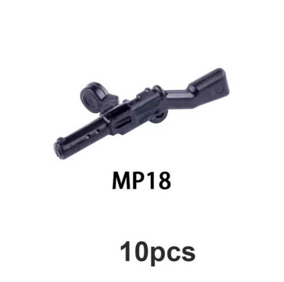 WW2 Minifigures MP18 Gun Blocks Toy MOC Battle Bricks Figure - Etsy