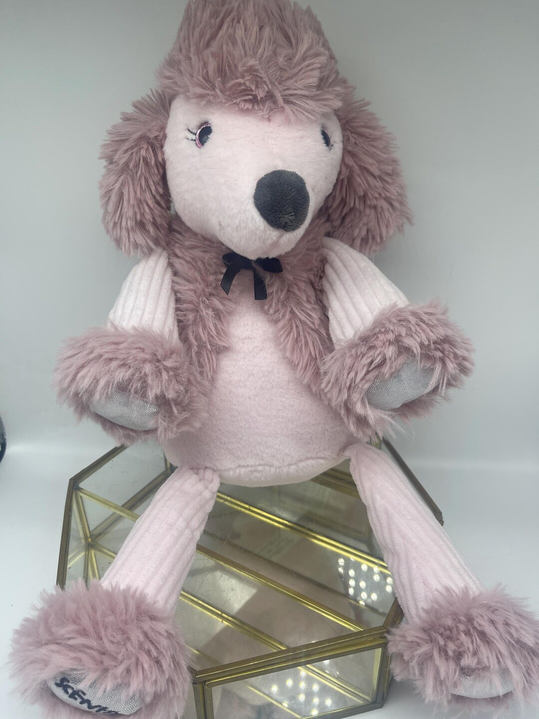 Scentsy PINK Buddy Posh the Poodle Puppy **scent Pack Not Included** - Etsy