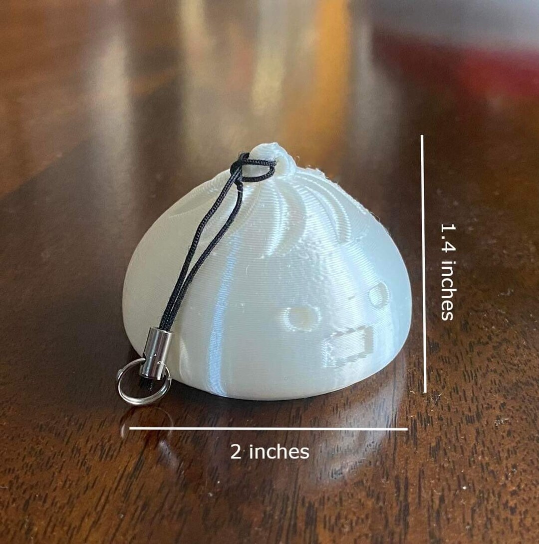 3D Printed Bao Keychain: Dim Sum Food Charm, Friendship Gift - Etsy