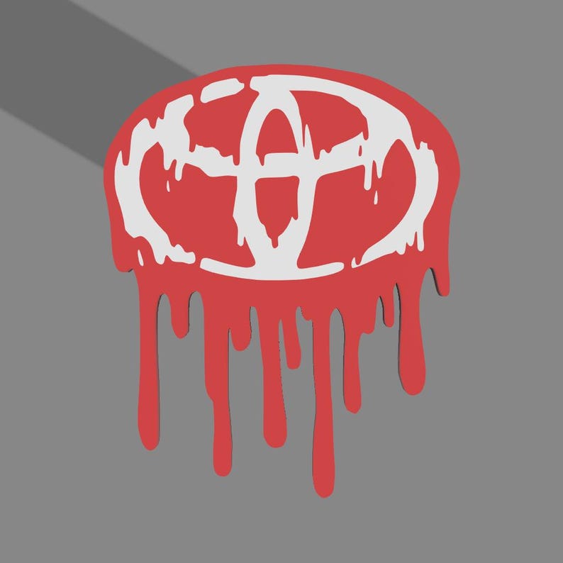 3D Printed Dripping Toyota Style Trailer Hitch Cover - Etsy
