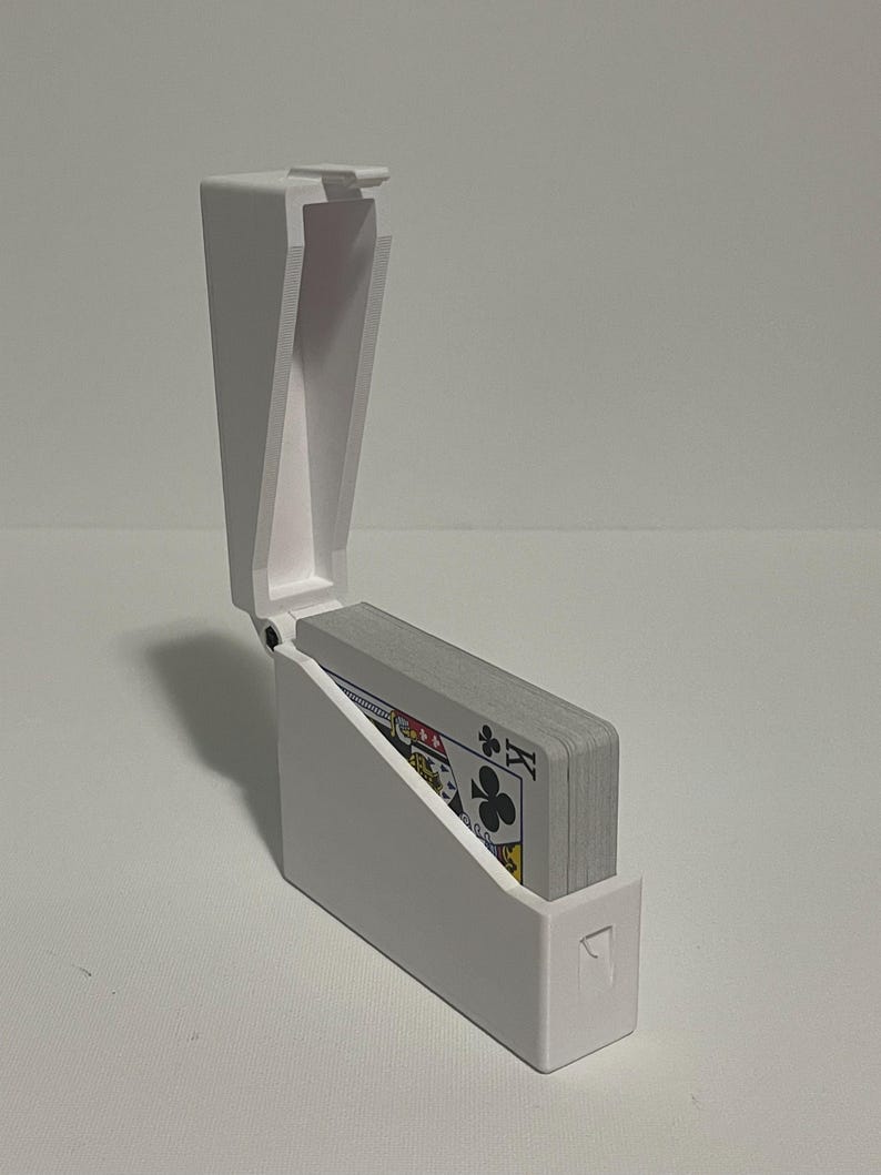 3D Printed Playing Card & UNO Storage Boxes – Flip-top Deck Holders - Etsy