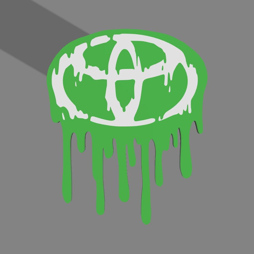 3D Printed Dripping Toyota Style Trailer Hitch Cover - Etsy