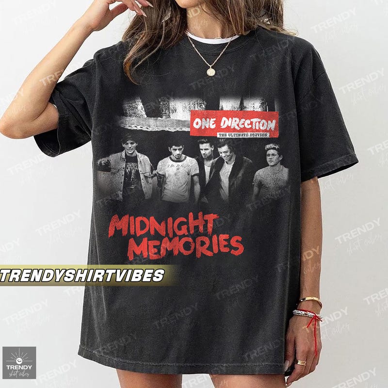 One Direction Red Shirt - Etsy