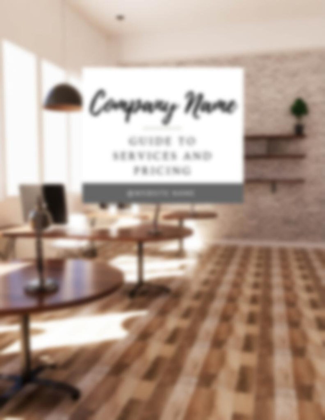 Virtual Assistant Portfolio Template - Services Guide - Etsy