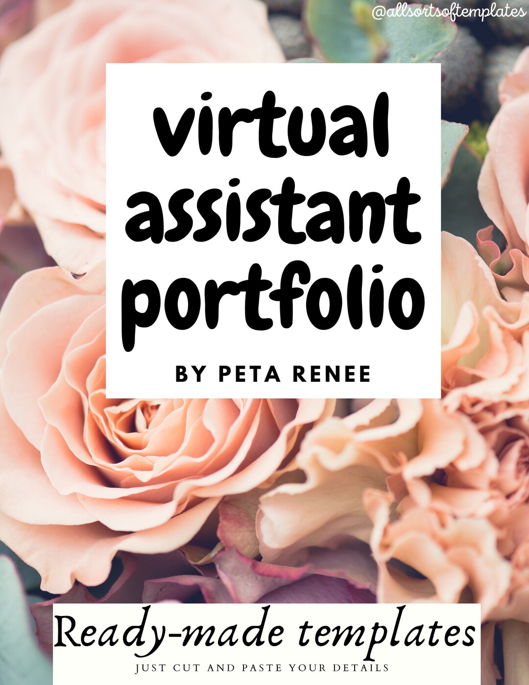 Virtual Assistant Portfolio Template - Services Guide - Etsy