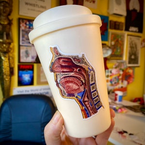 Sticker: Hand Embroidered Head - Etsy