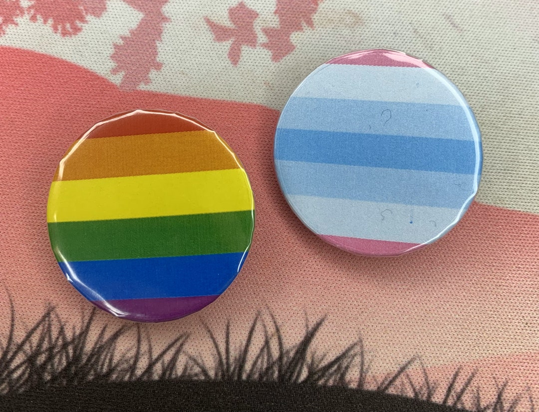Pride Flag Badges - Etsy