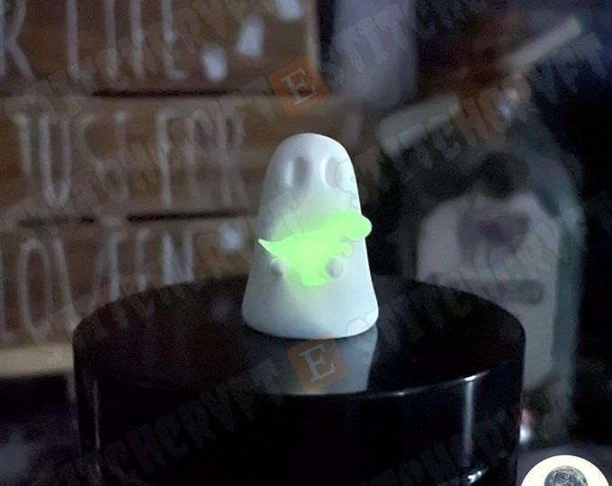 Glow in the Dark Pet Ghost, Ghost Buddy, Polymer Clay, Halloween ...