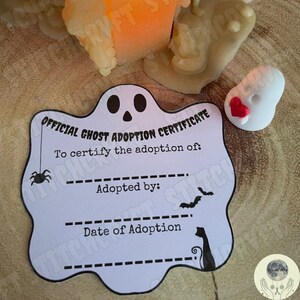 ADOPT A GHOST Polymer Clay Ghost Holding Tiny T-rex Handmade to Order ...