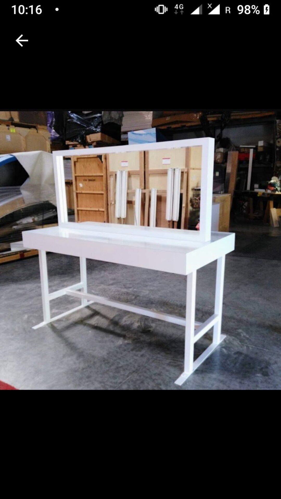 Salon Counter Display With Mirror - Etsy