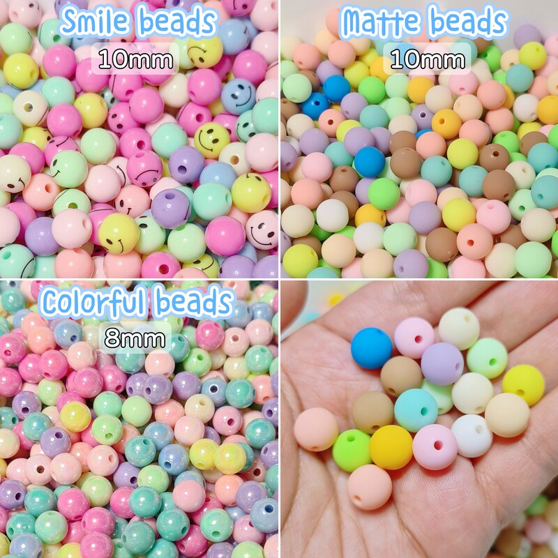 Pastel Color Beads - Etsy