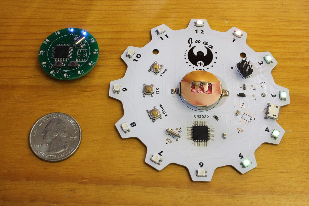 Kit: Juno Uac V2 is a Micro Ampere LED Clock Designed as Ultra Low ...