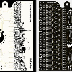 Juno 27 Neon Thermometer: A High Voltage Digital Temperature Retro Art ...