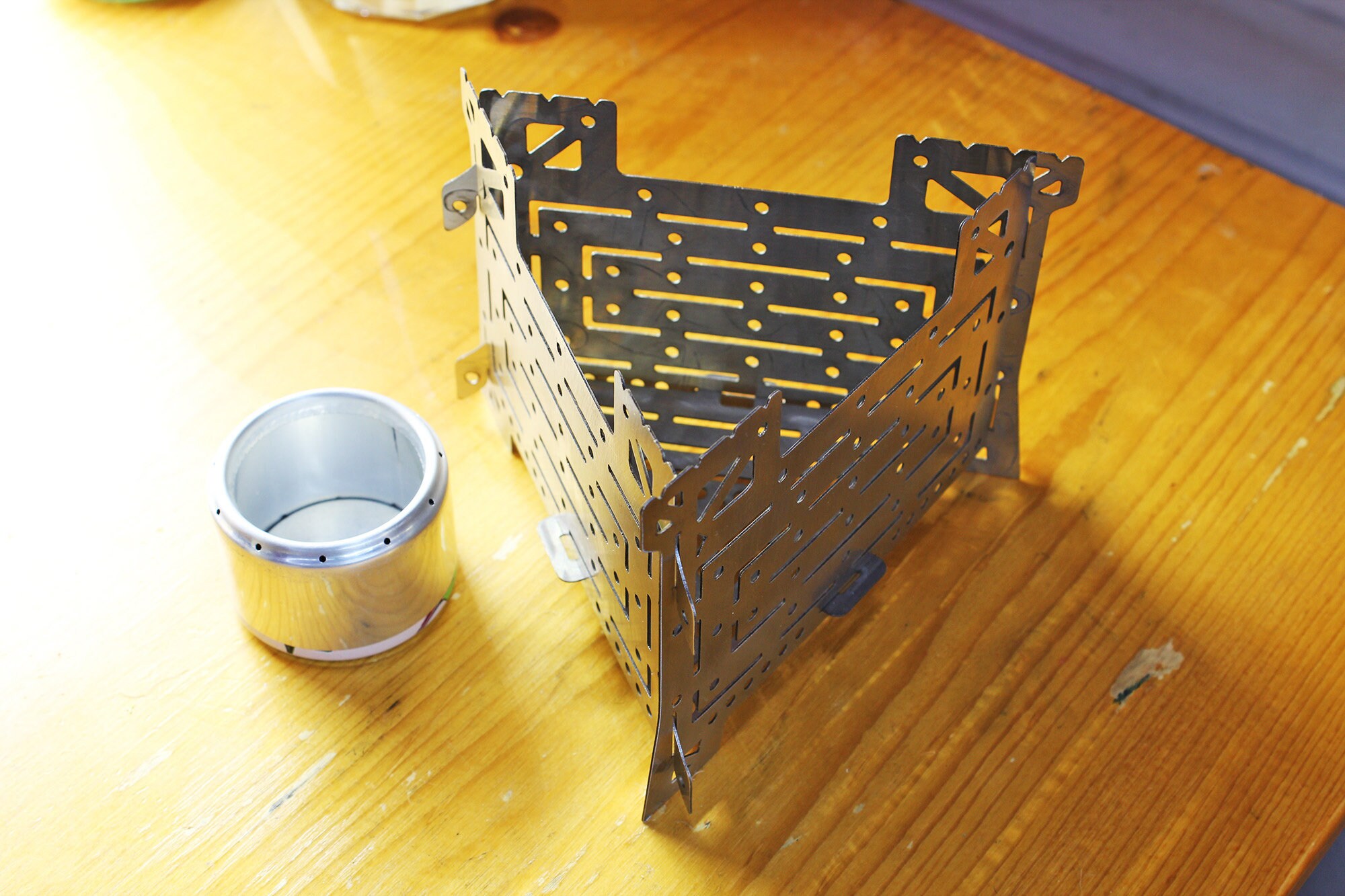 Adventure: Venus Custom Made Mini Wood Stove Box Alcohol Stand Charcoal ...