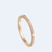 Multiple Color Enamel Gold Filled Bands ~ Silver Band Ring ~ Simple ...