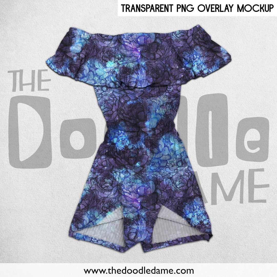 Transparent PNG Overlay Mockup of Adult off the Shoulder Rib Knit ...