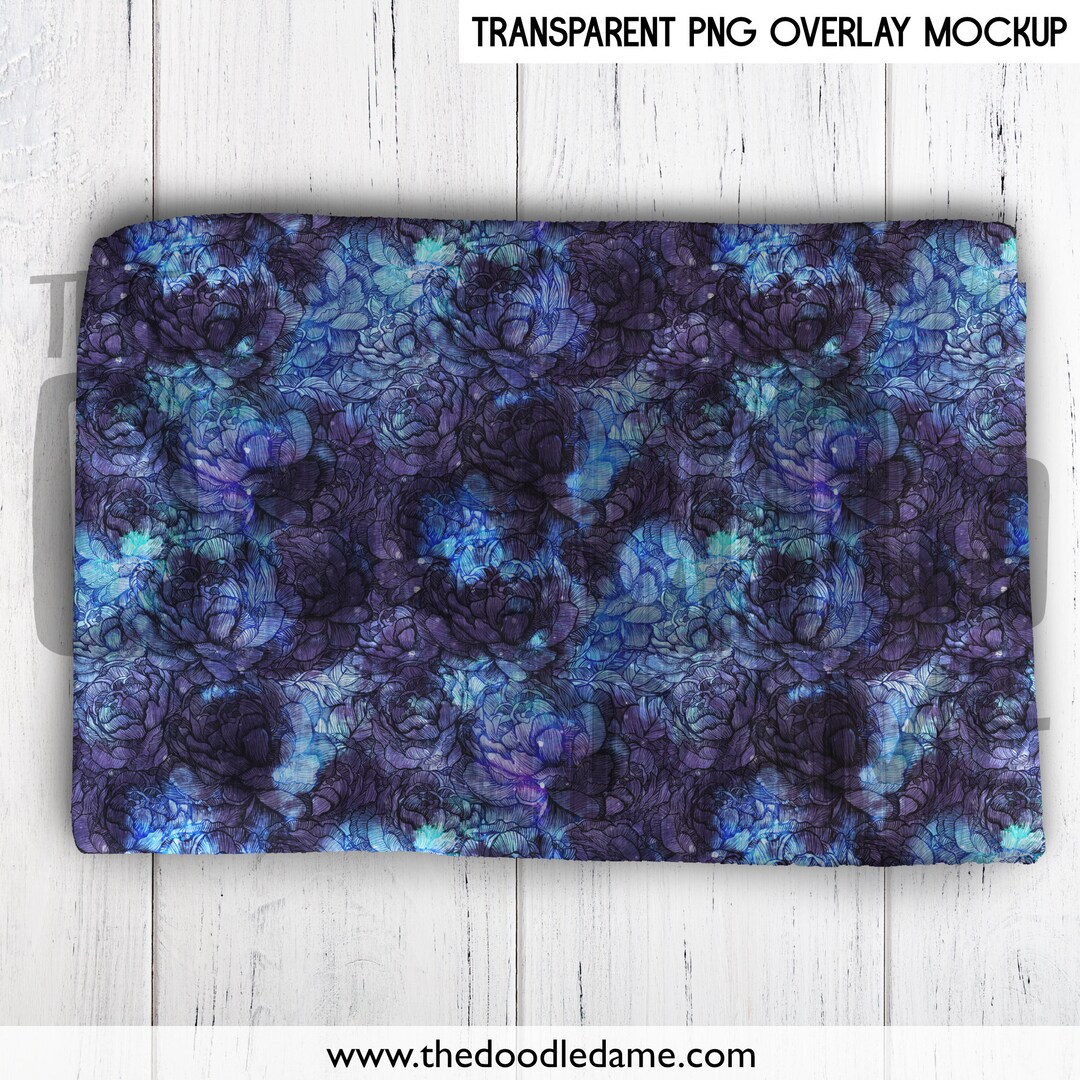 Transparent PNG Overlay Mockup of Folded Wide Rib Knit Fabric - Basic ...