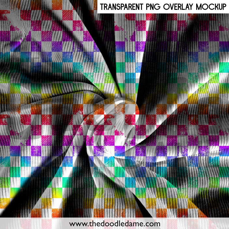 Transparent PNG Overlay Mockup of Twisted Fabric Rib Knit Bullet Fleece ...