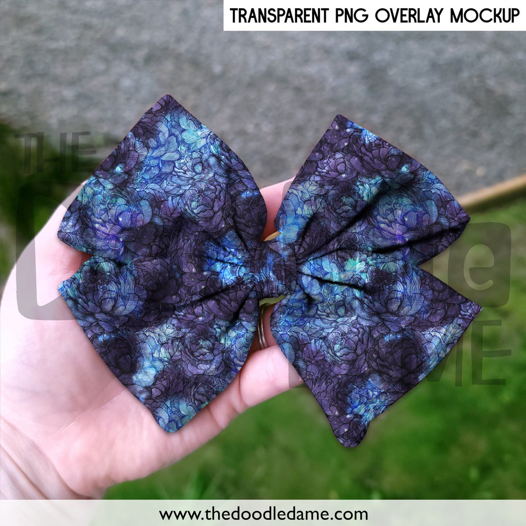 Transparent PNG Overlay Mockup of Pinwheel Bow - Basic Mockup - Canva ...