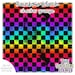 Seamless Digital Pattern Rainbow and Black Check Grunge - Bright Checkered - Tile Infinitely ...