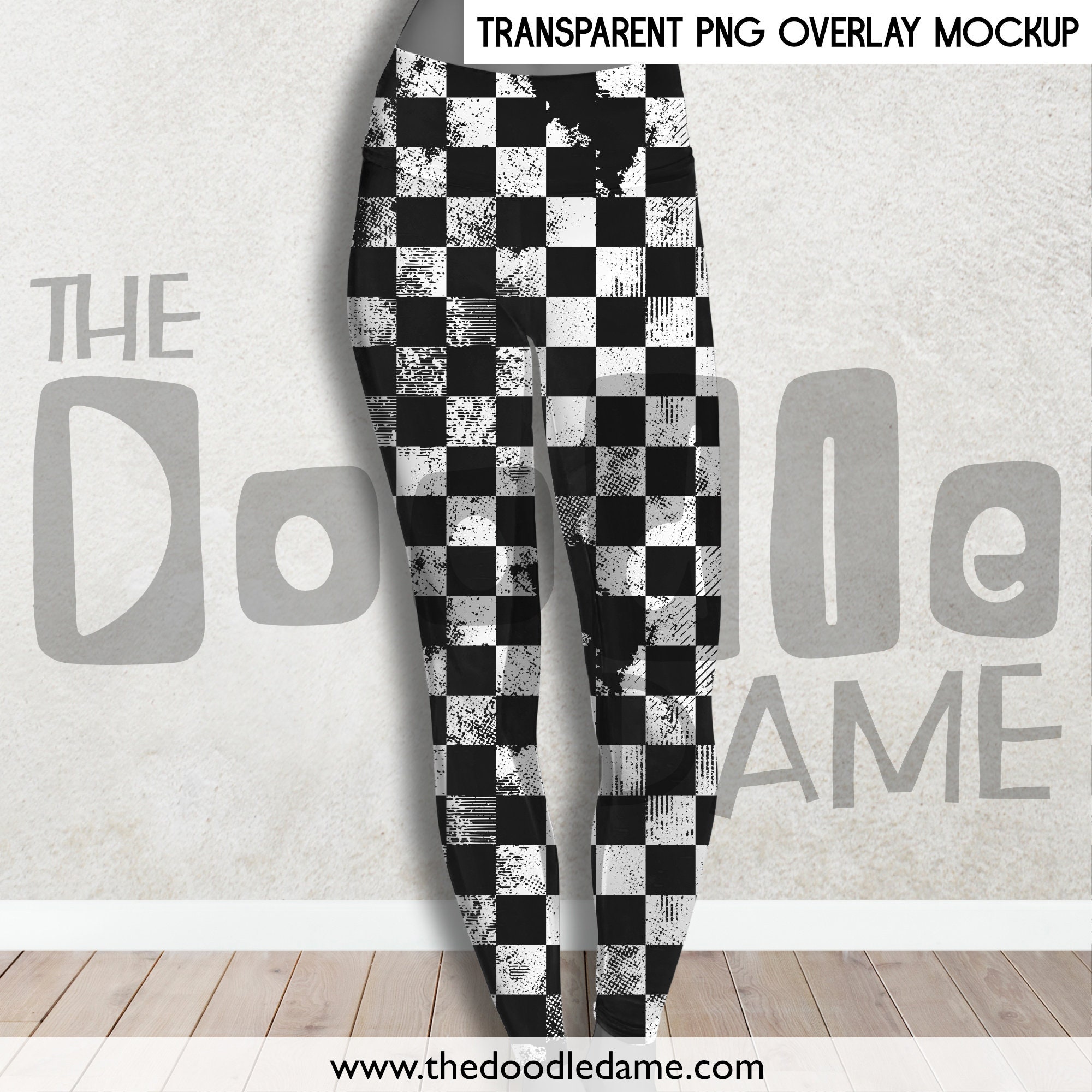Transparent PNG Overlay Mockup of Leggings on a Dark Grey Mannequin ...
