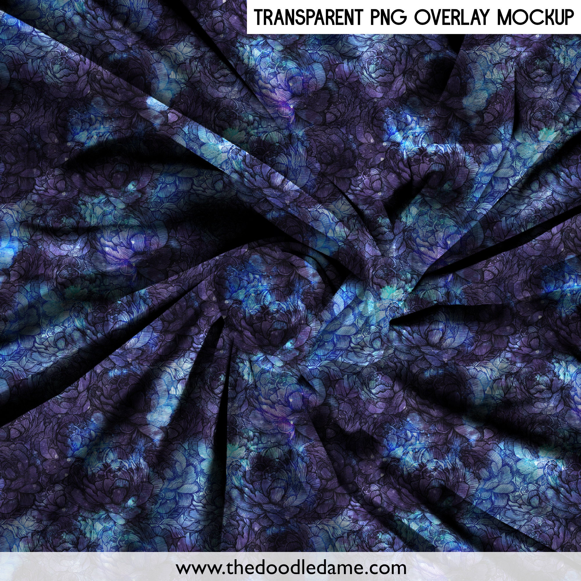 Transparent PNG Overlay Mockup of Twisted Fabric Rib Knit Bullet Fleece ...