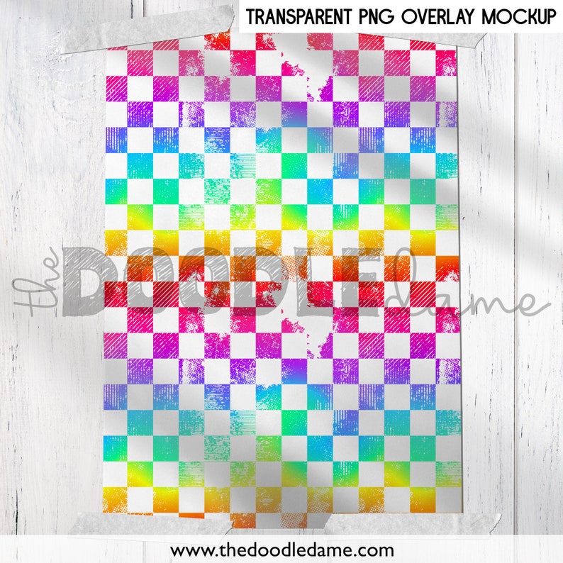 Transparent PNG Overlay Mockup of Paper Poster Sheet Basic - Etsy